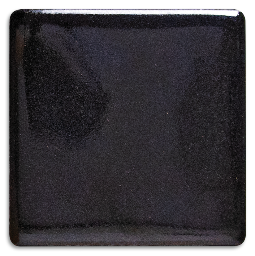 Motawi Tileworks | 8028 Glaze Range Sample, Obsidian, Glossy