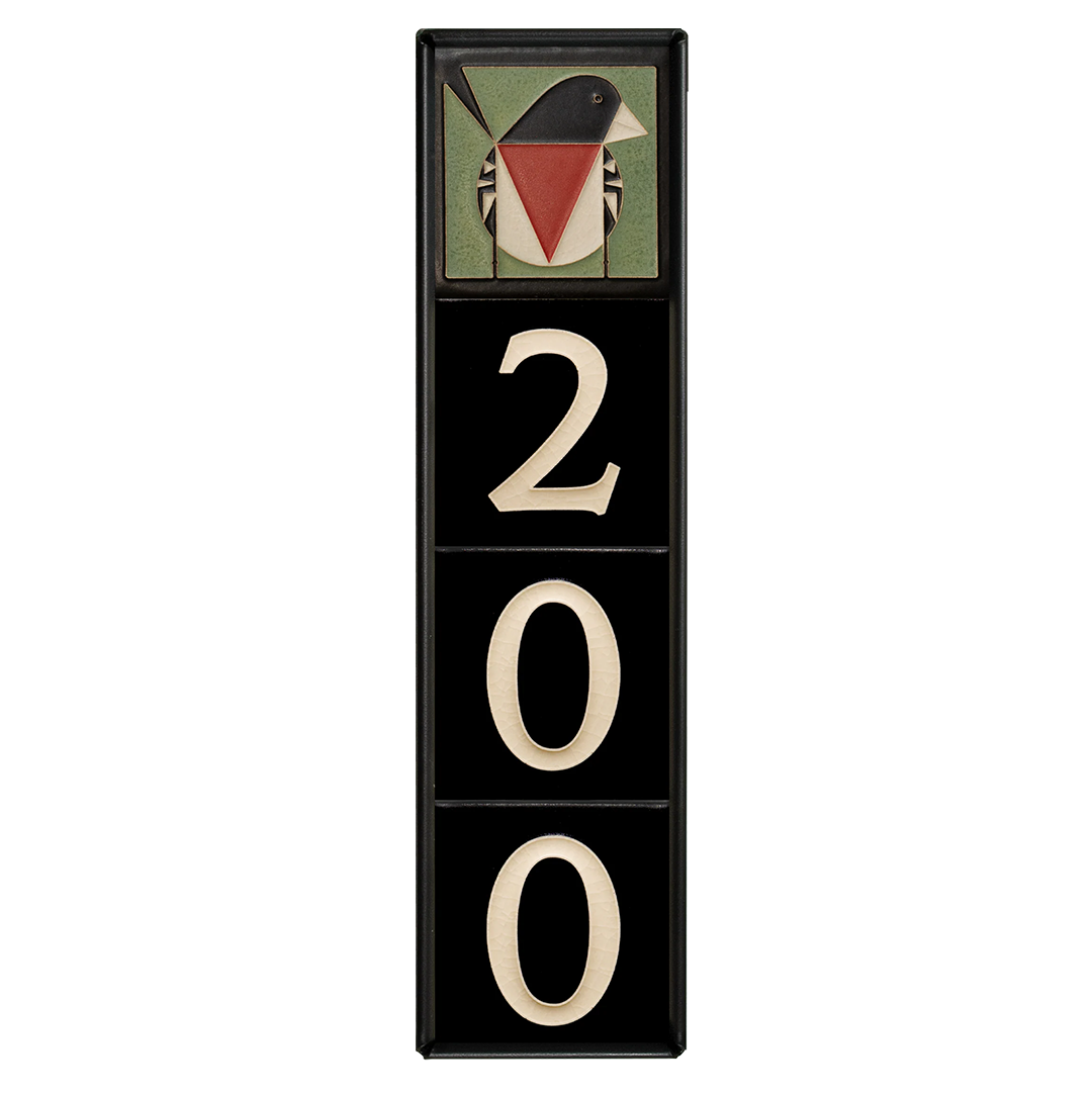 4x4 House Number Frame (Holds Four Tiles) – Motawi Tileworks