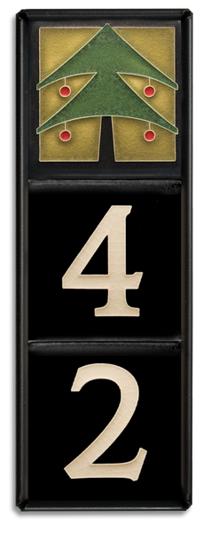 4x4 House Number Frame (Holds Three Tiles) – Motawi Tileworks